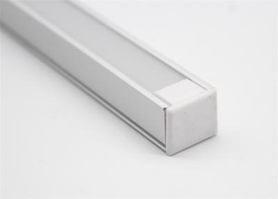 China Size 16 X 12mm Anodized LED Aluminum Profile , Linear Led Strip Light Mounting Channel for sale