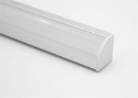 China V Shape LED Aluminum Profile Diffuser 19 * 19mm For LED Showcase Lighting for sale
