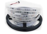 China Programmable Full Color Digital LED Strip Lights 12V 5 Meter / Roll Energy Saving for sale