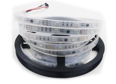 China Programmable Full Color Digital LED Strip Lights 12V 5 Meter / Roll Energy Saving for sale