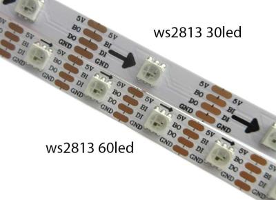 China WS2813B / WS2813 DC 5V Digital LED Strip Lights Waterproof Slicone Tube RGB Strip for sale