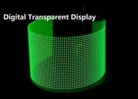 China P8 Flexible Crystal Core Film Screen Indoor Glass Window Curtain Advertising Film Digital Transparent Display for sale