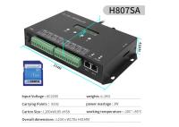 China DMX512 Programable SPI Led Controller H807SA 8192Pixels For DMX512 WS2811 WS2812B WS2815 APA102 Led Strip for sale
