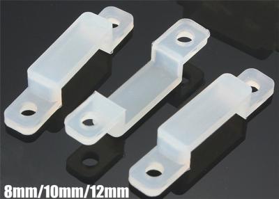 China Transparent LED Strip Light Connectors 8mm / 10mm / 12mm With Silicone Material for sale