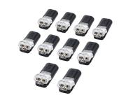 China LED Stripping-Free Terminal Blocks Quick Wiring Butt Joints and Solder-Free D2 Butt Terminals Connectors for sale