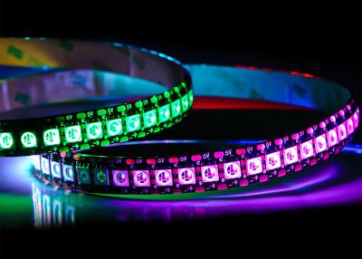 China HD107S 5V Full Color Smart Pixel LED Strip 144led SMD5050 RGB Individual Addressable Digital Gaming Light Strip for sale