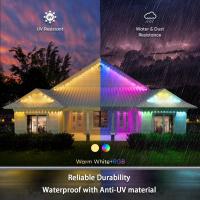 China Pixel Light Christmas Colorful House Decoration 2024 RGB Programmable LED Shape IP65 Waterproof Holiday Lighting for sale