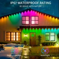 China Pixel Light Christmas Colorful House Decoration 2024 RGB Programmable LED Shape IP65 Waterproof Holiday Lighting for sale