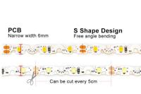 China IP30 Flexible LED Strip Lights 3528 12V 300 LEDs S Shape For Sign Channel Letter for sale
