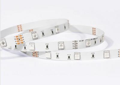 China IP65 Outdoor Multi Color Led Tape Light , Led Tube Strip Lights 7.2W 30 Leds 5050 for sale