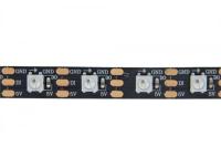 China WS2812B Digital LED Strip Lights Programmable Black PCB Self Adhesive With CE / RoHS for sale