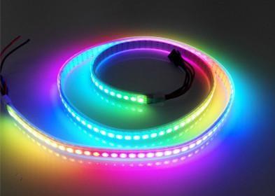 China Waterproof Color Chasing Magic Digital LED Strip Lights WS2813 144 Pixels Addressable for sale