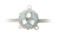 China DC 12V IP65 Mini Full Color Pixel Led Lamp 30mm Holidays Light With Lens for sale