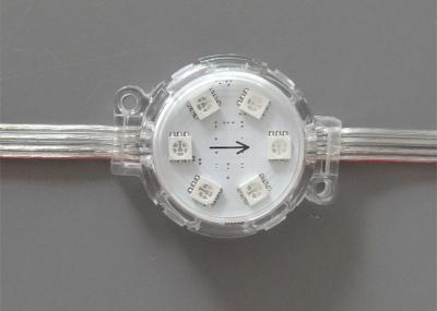 China Waterproof DC24V UCS1903 IC 40mm Diameter Addressable Transparent Cover Exposed LED Lamp for sale