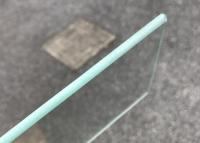 China Furniture / Cupboard Clear Tempered Glass 3mm~12mm Thickness With MAT C Edge for sale