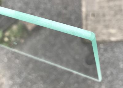 China Furniture / Cupboard Clear Tempered Glass 3mm~12mm Thickness With MAT C Edge for sale