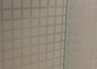 China Size Custom Bathroom Shower Glass Sliding Open Style Clear Patterned Glass for sale