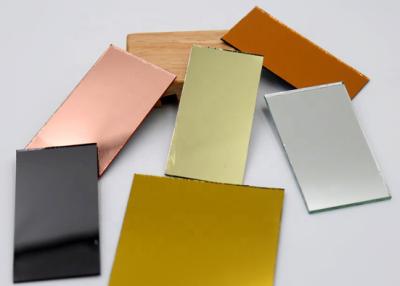 China 2~6mm Tinted Mirror Glass / Furniture Mirror With Good Optical Quality for sale