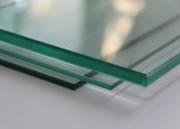 China Impact Resistant Clear Tempered Glass 3mm~25mm Thickness With Polished V Edge for sale