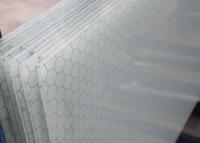 China Strong Silk Screen Printing On Glass , White / Clear Patterned Tempered Glass for sale