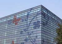 China Residential Buildings Decorative Patterned Glass , Flat Tempered Glass For Facades for sale