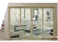 China Reception Room Digital Printing On Tempered Glass Personalized Customization for sale