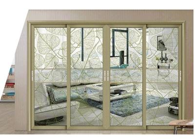 China Reception Room Digital Printing On Tempered Glass Personalized Customization for sale