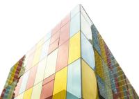 China Beautiful Colored Laminated Glass , Architectural Decorative Glass For Building Glass for sale