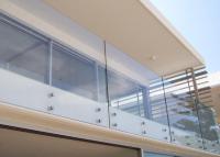 China Curtain Wall Strongest Tempered Glass , High Strength 5mm Toughened Glass for sale
