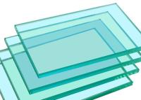 China High Strength Clear Tempered Glass 8mm Thickness With Polished Edge for sale