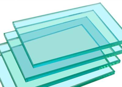 China High Strength Clear Tempered Glass 8mm Thickness With Polished Edge for sale