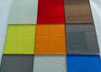 China PVB Color Custom Laminated Tempered Glass , 4mm Toughened Safety Glass for sale