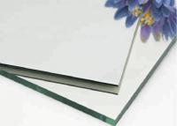 China 6mm Copper Free Mirror , High Grade Silver Bathroom Mirror With Safety Film for sale