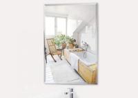 China 3~6mm Copper Free Mirror / Large Silver Wall Mirror With Polished Edge for sale