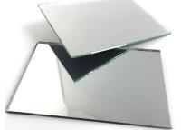 China 4mm Large Silver Wall Mirror , Environmental Silver Bathroom Mirror For Gym for sale