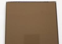 China 3mm Bronze Tinted Mirror Glass Multi Color With Good Erosion Resistant for sale