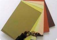 China 3mm Bronze Tinted Mirror Glass Multi Color With Good Erosion Resistant for sale