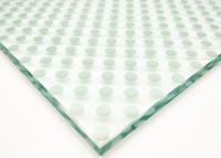 China 4-12mm Thickness Custom Bathroom Shower Glass with Silk screen painted for sale
