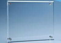 China High Thermal Stability Clear Tempered Glass Flat / Curved Shape For Indoor Partition for sale