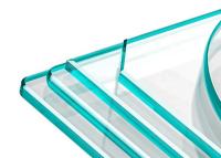 China Curtain Wall Clear Tempered Glass / Frosted Security Glass With Good Heat Stability for sale