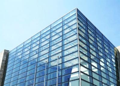 China Curtain Wall Clear Tempered Glass / Frosted Security Glass With Good Heat Stability for sale