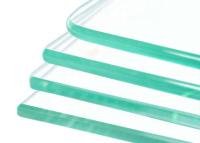 China Flat Surface Clear Tempered Glass Impact Resistant Frosted Safety Glass for sale
