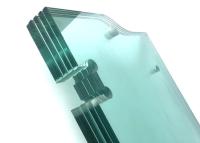 China Safety Clear Tempered Glass , High Strength 8mm Float Glass For Guardrail for sale