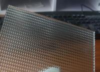 China Unique Decorative Tempered Glass Translucent Flat Type With Embossed Patterns for sale