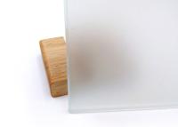China Fadeless Dark Tempered Glass / Frosted Glass Types With Good Thermal Stability for sale