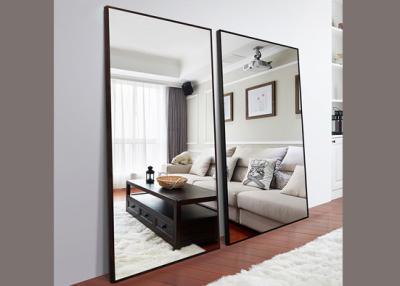 China Antioxidant Large Rectangle Silver Mirror No Copper / Lead For Cloth Shop for sale