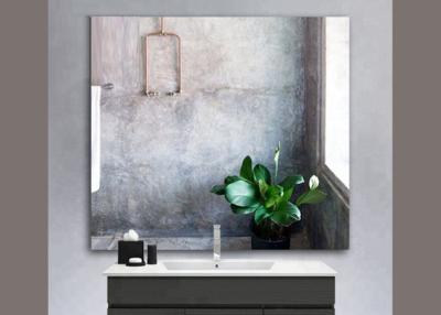 China Fashion Silver Framed Bathroom Mirrors Thickness 3~6mm For Interior Decorative for sale