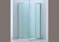 China Thickness Custom Bathroom Shower Glass Easy Installation Different Color for sale