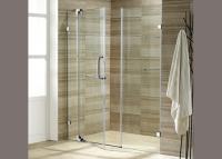 China Decorative Custom Bathroom Shower Glass 4-12mm Thickness For Shower Room for sale