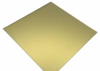 China Gold Tinted Mirror Glass Modern Stylish Various Sizes For Hotel Bathroom for sale